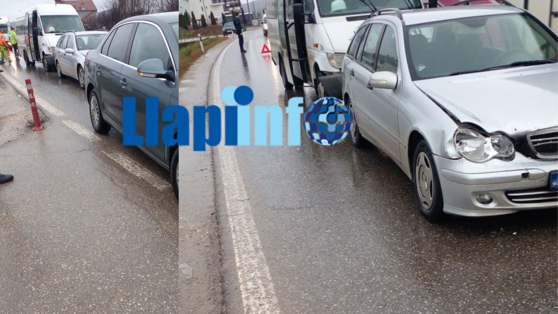 Pamje dhe detaje nga Policia për aksidentin në Lluzhan të Podujevës Pamje dhe detaje nga Policia për aksidentin në Lluzhan të Podujevës