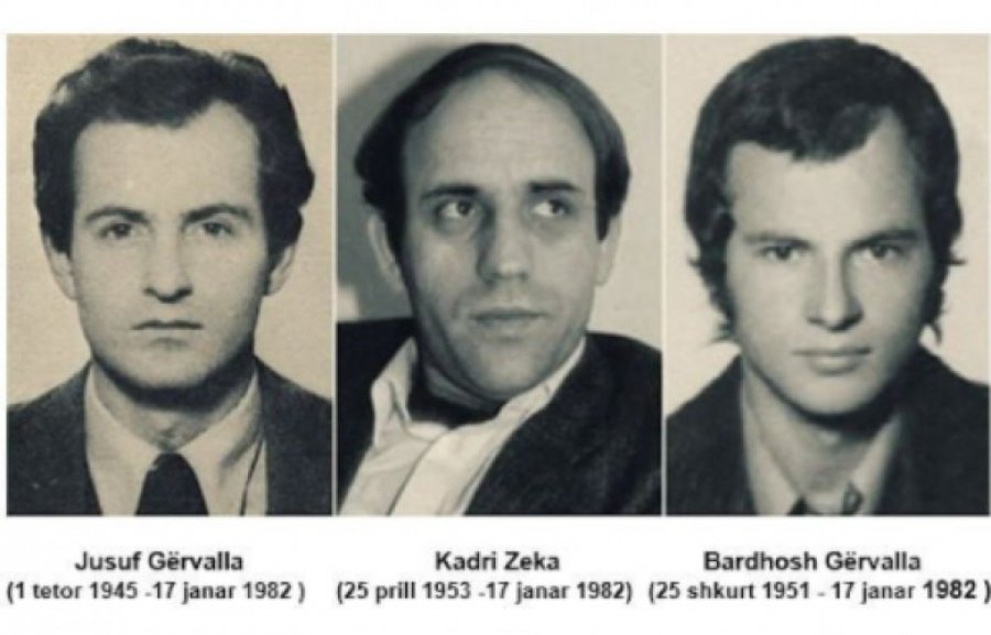 42 vjet nga vrasja e Jusuf e Bardhosh Gërvallës dhe Kadri Zekës